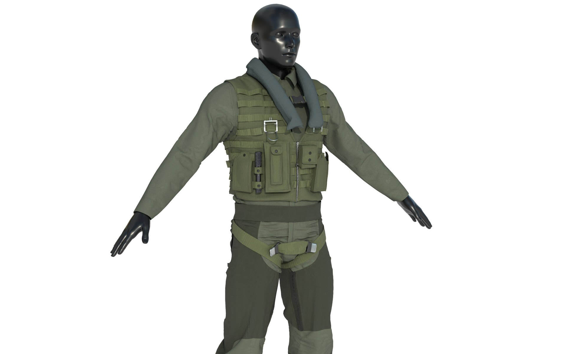 Pilot Suit - 3D Model by alenfsl