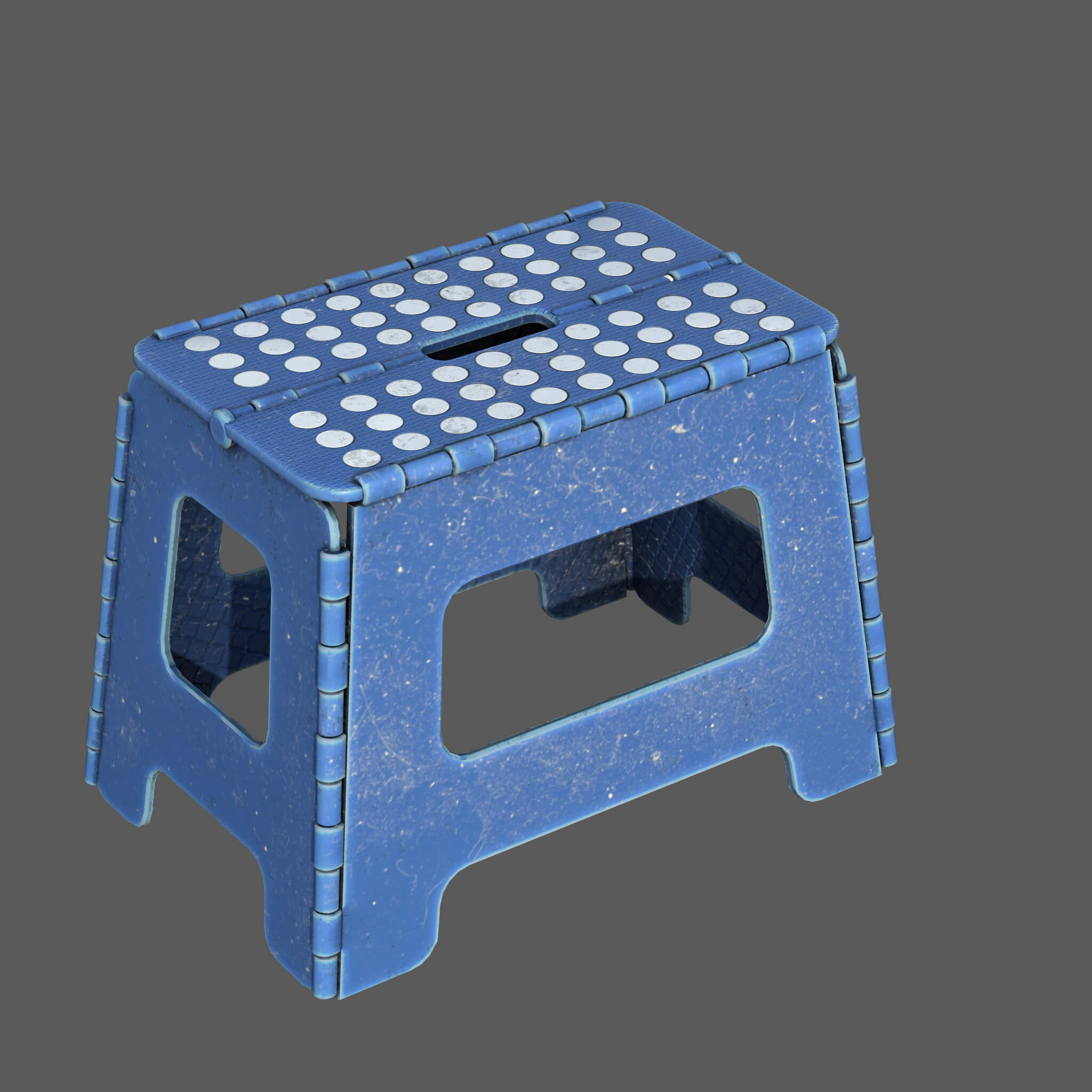 Plastic Folding Stool - 3D Model by alenfsl