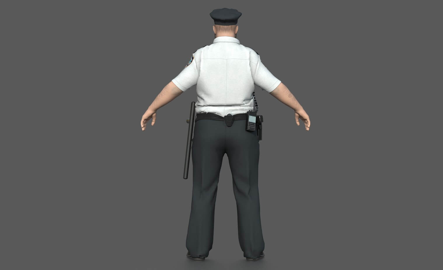 Police Officer 2 - 3D Model by alenfsl
