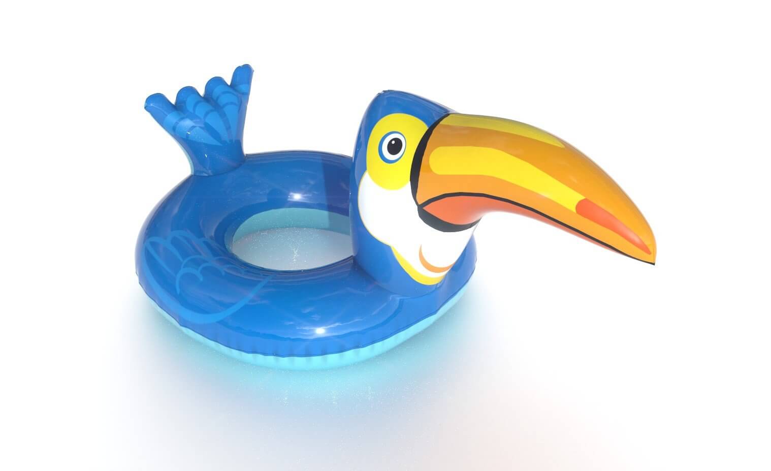 Pool Float Toucan - 3D Model by alenfsl