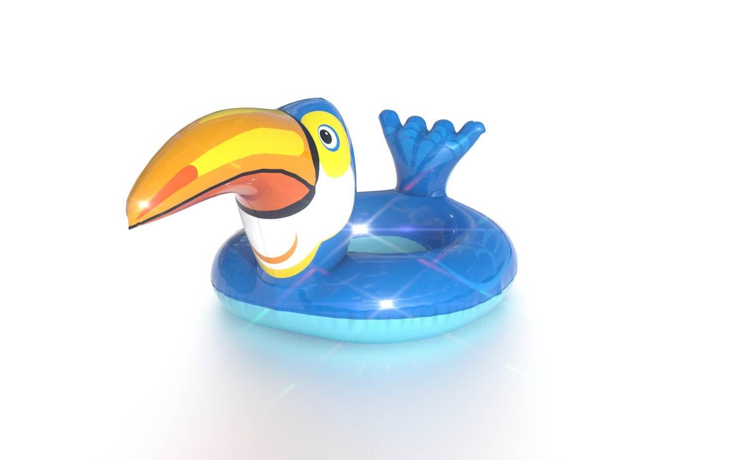 Pool Float Toucan - 3D Model by alenfsl