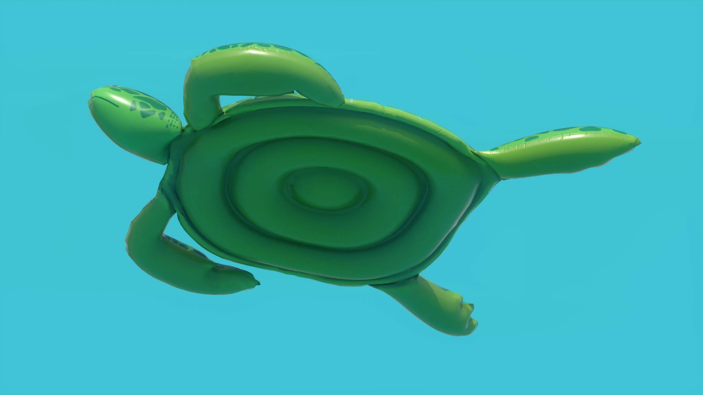 Pool Float Turtle - 3D Model by alenfsl