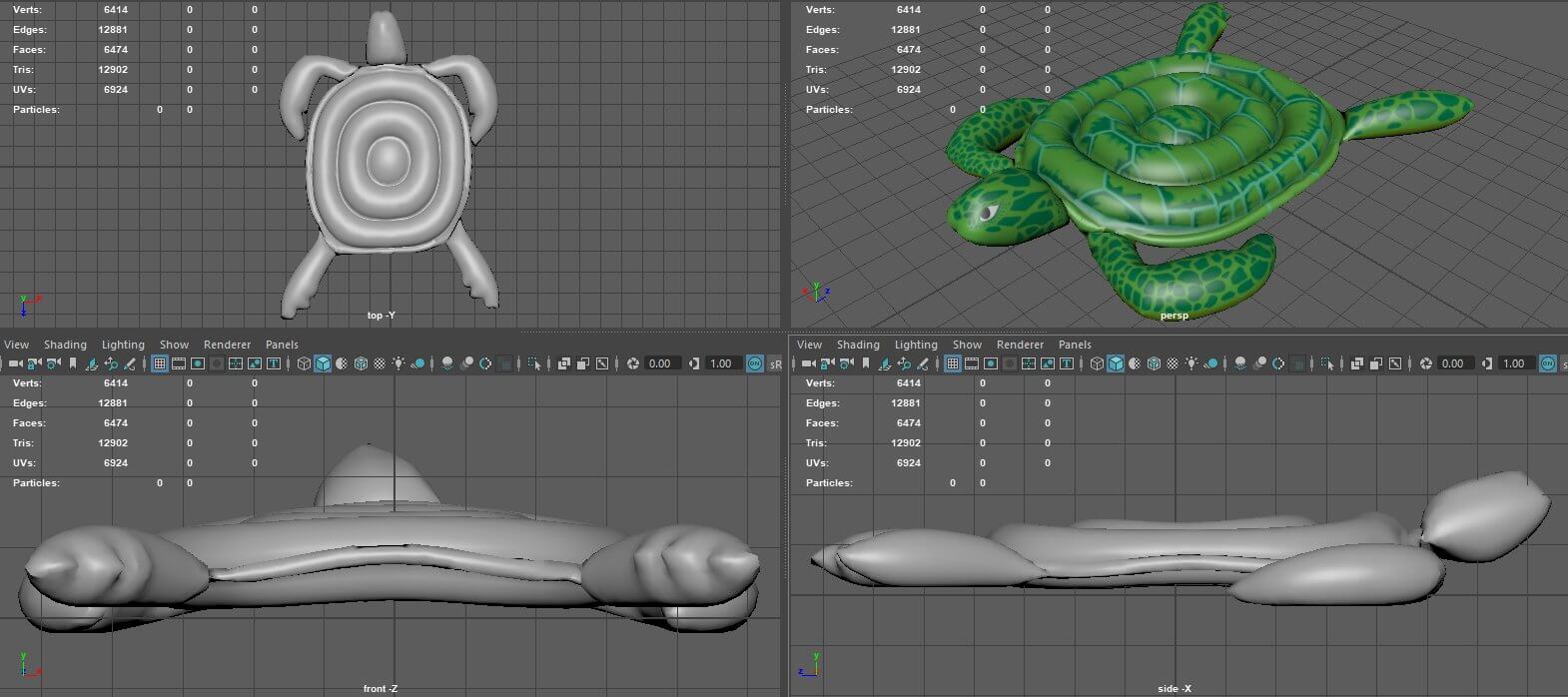 Pool Float Turtle - 3D Model by alenfsl