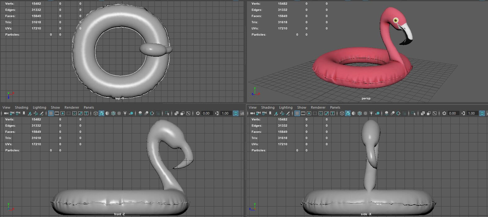 Pool Floats - 3D Model by alenfsl