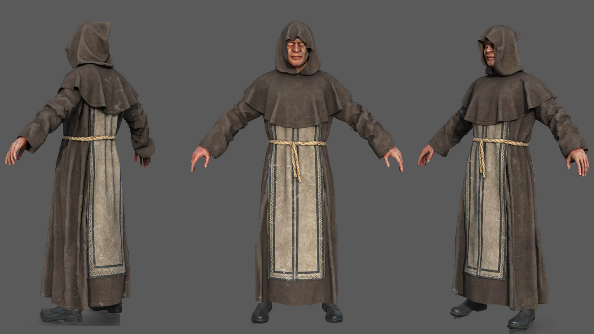 Possessed Monk - 3D Model by alenfsl