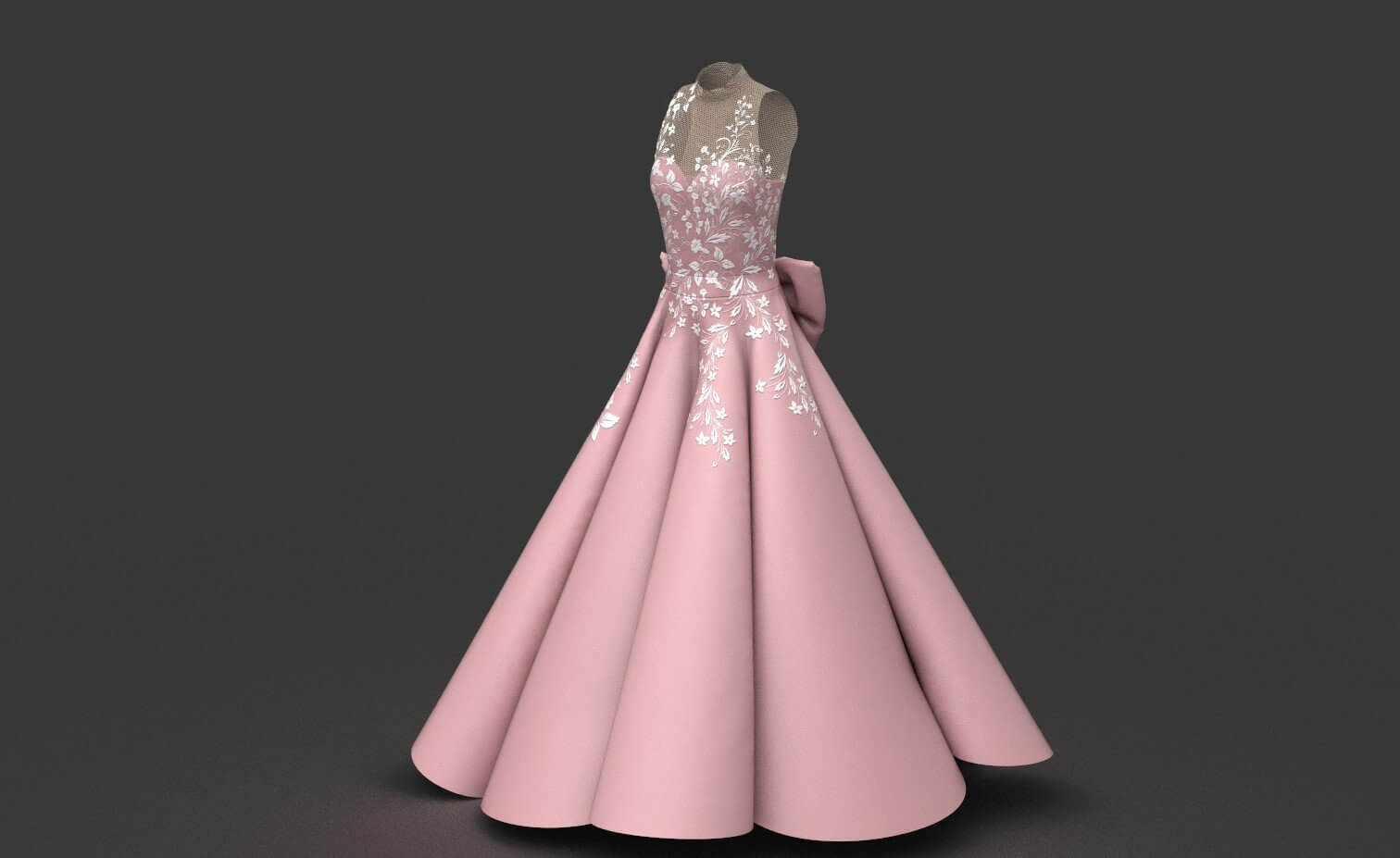 Prom Dress 2 - 3D Model by alenfsl