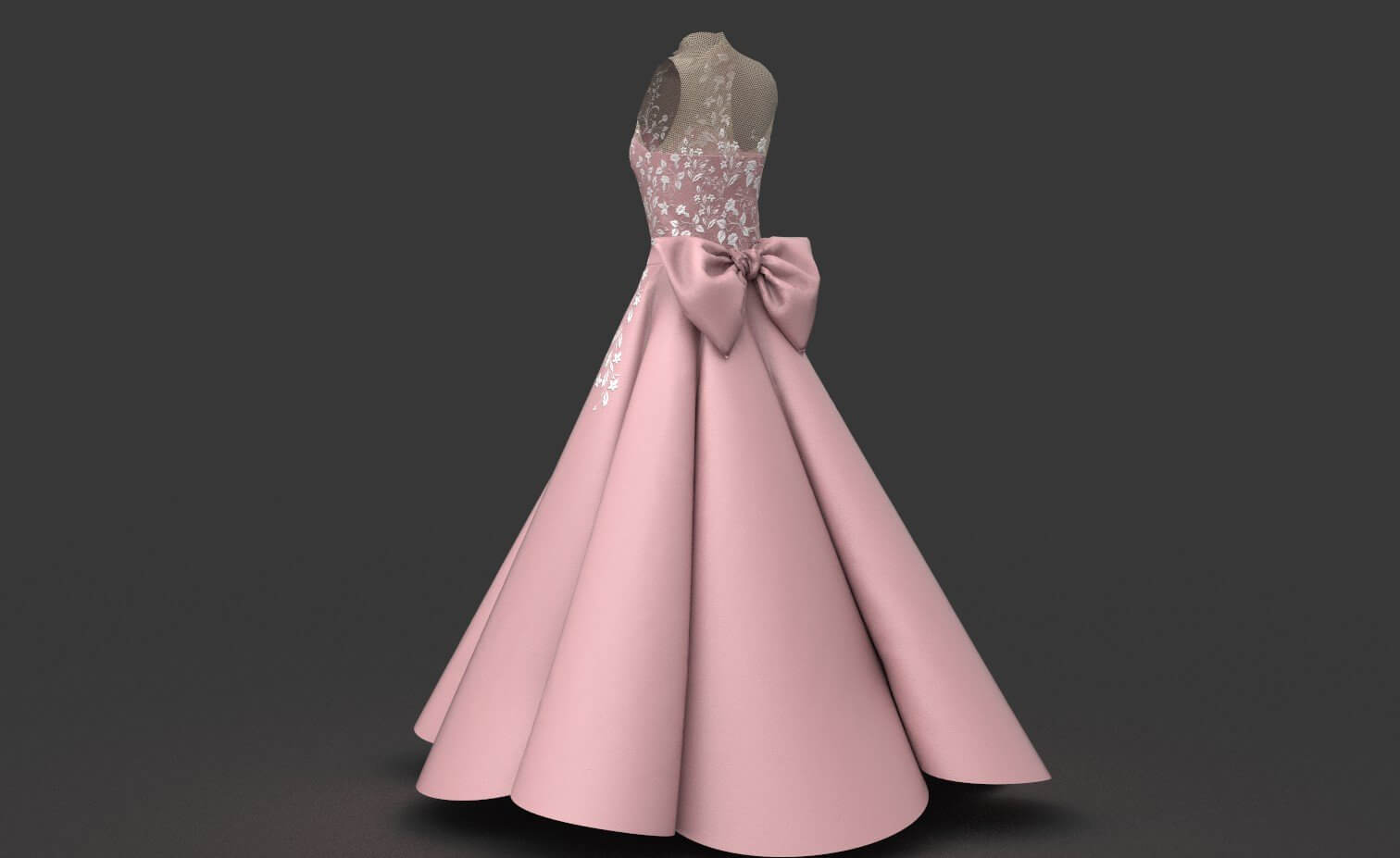 Prom Dress 2 - 3D Model by alenfsl