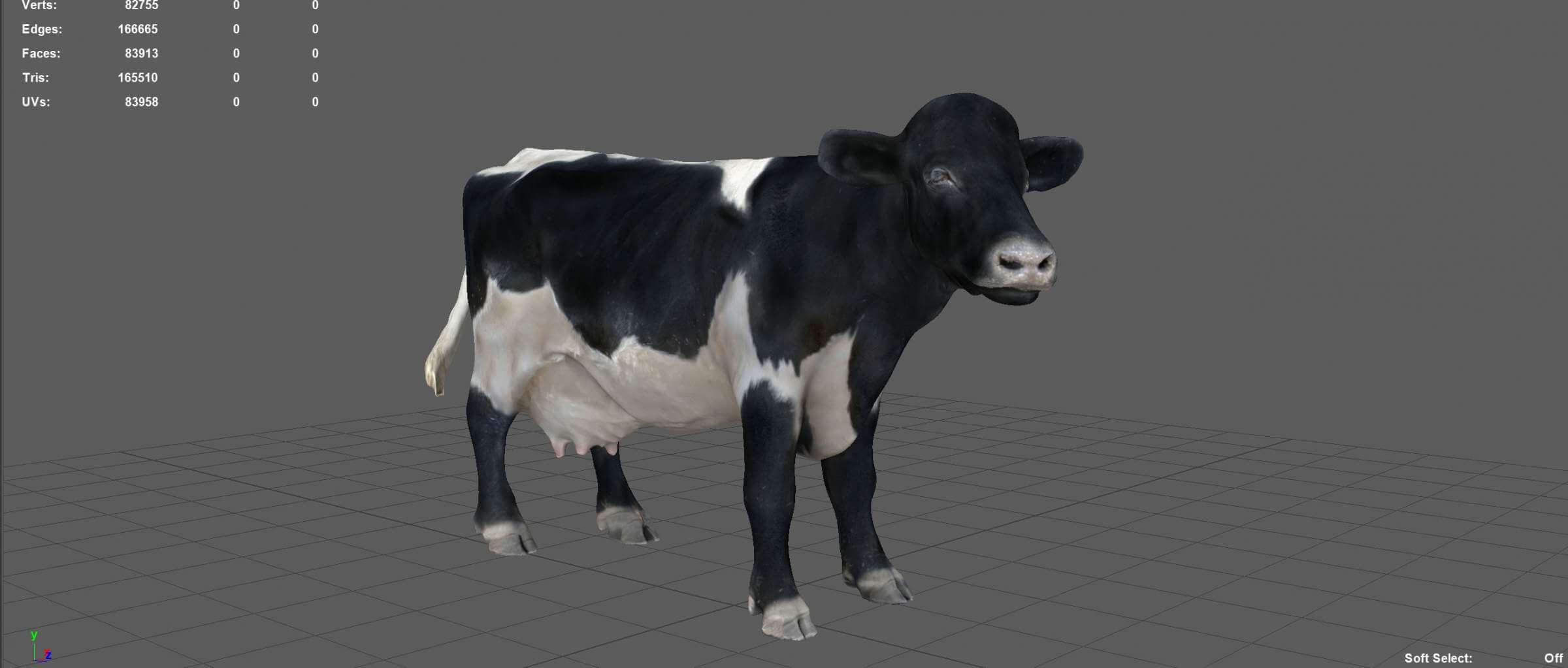 Cow - 3D Model by alenfsl