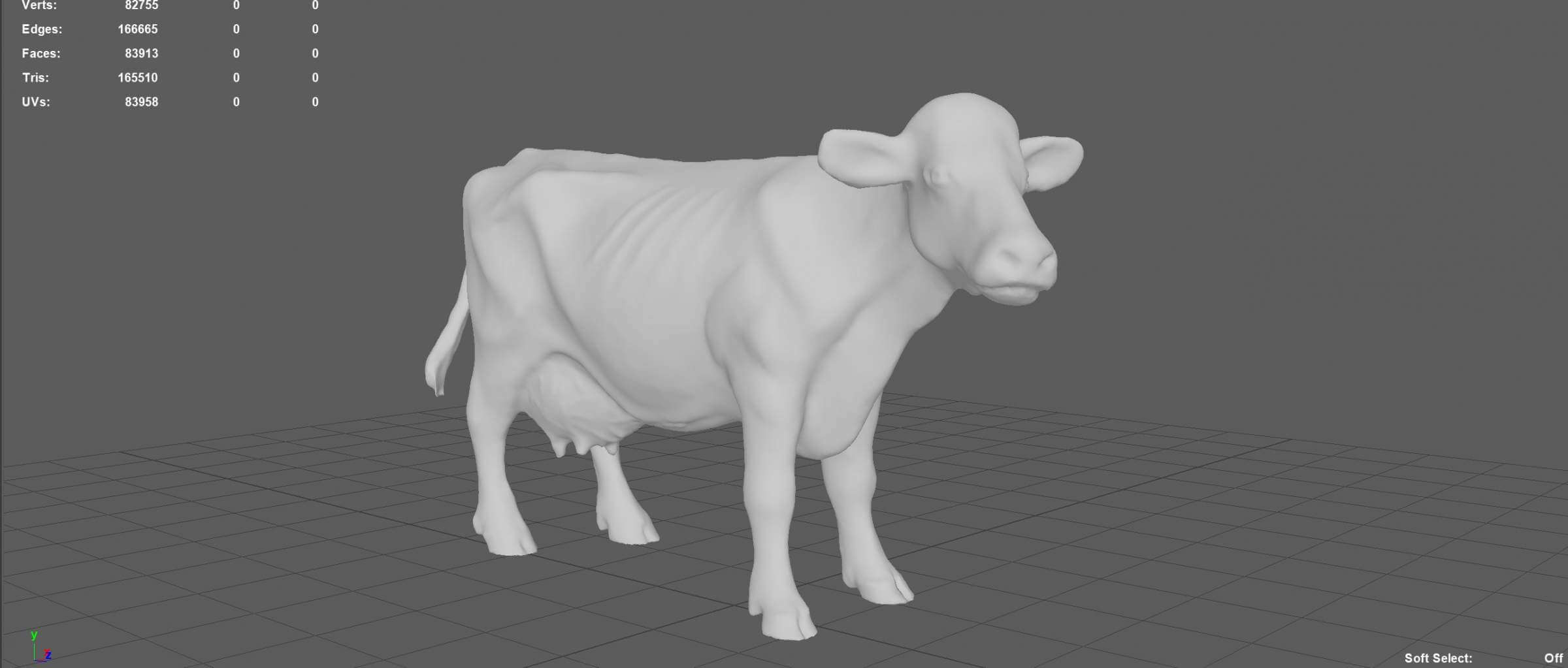 Cow - 3D Model by alenfsl