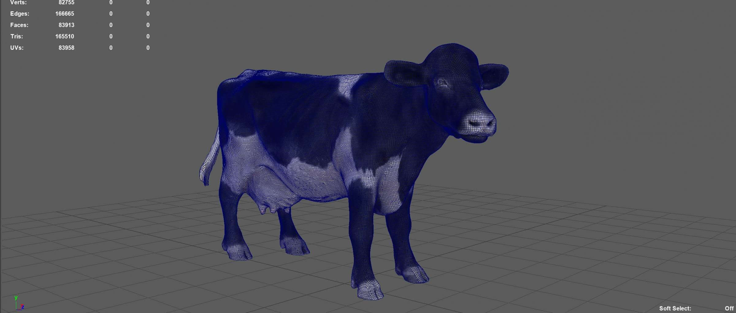 Cow - 3D Model by alenfsl
