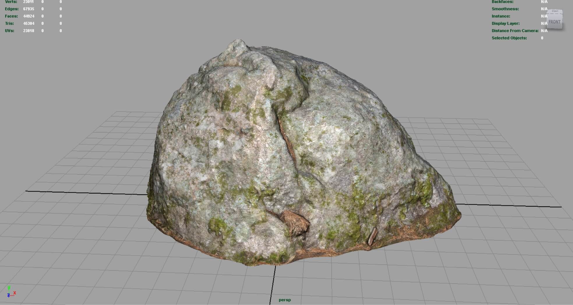 Realistic Rock - 3D Model by alenfsl