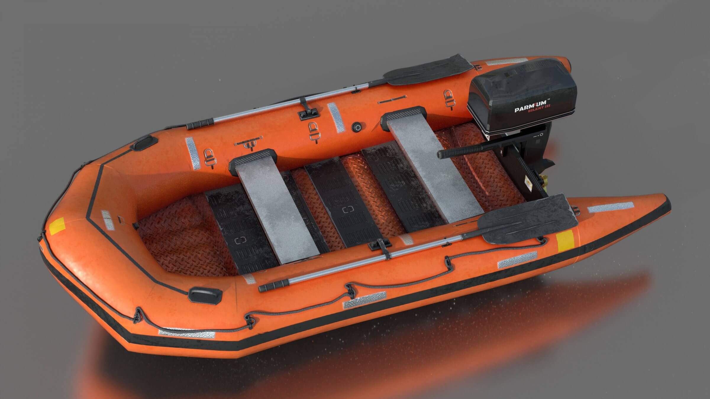 Rescue Boat - 3D Model by alenfsl