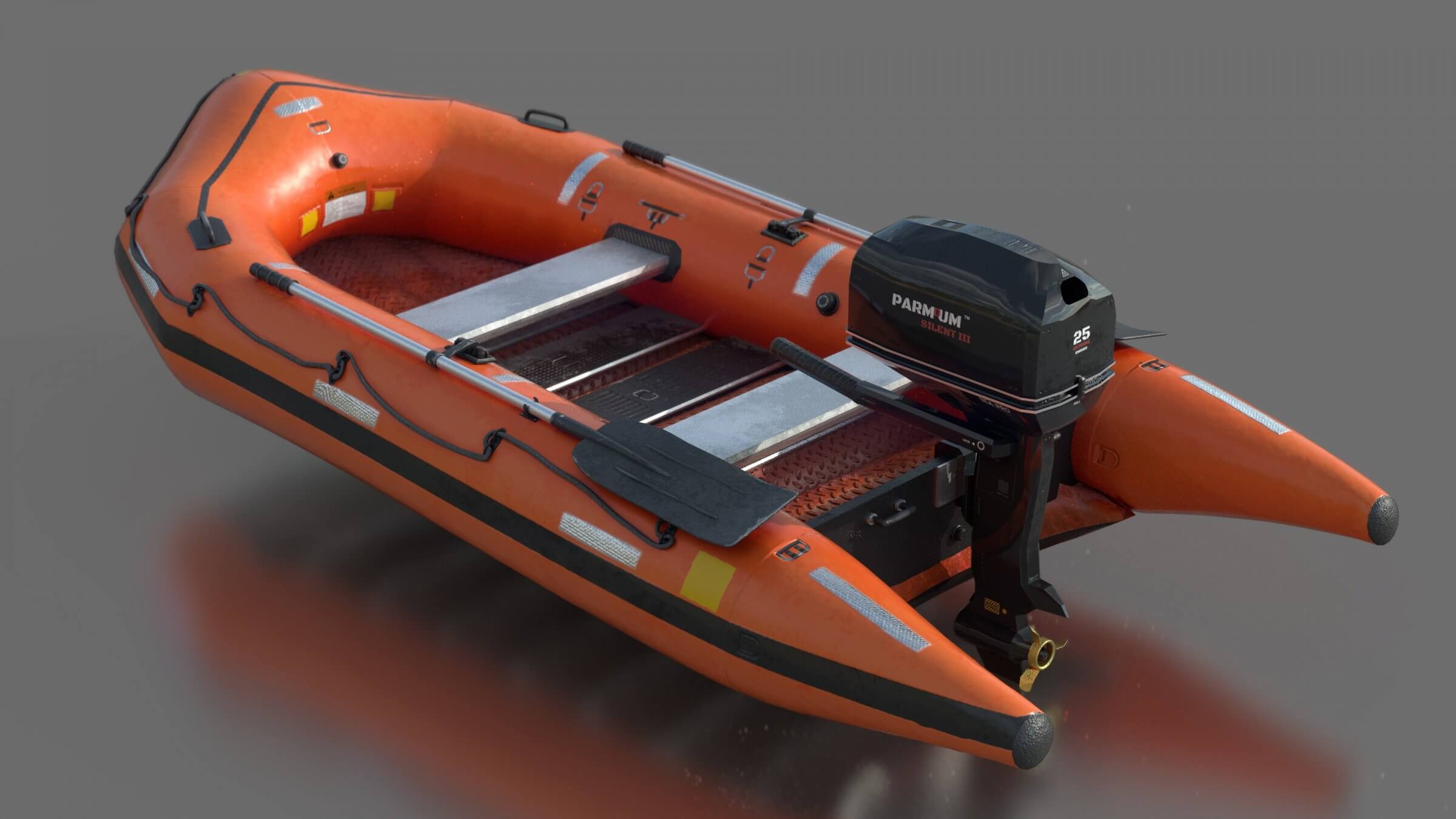 Rescue Boat - 3D Model by alenfsl