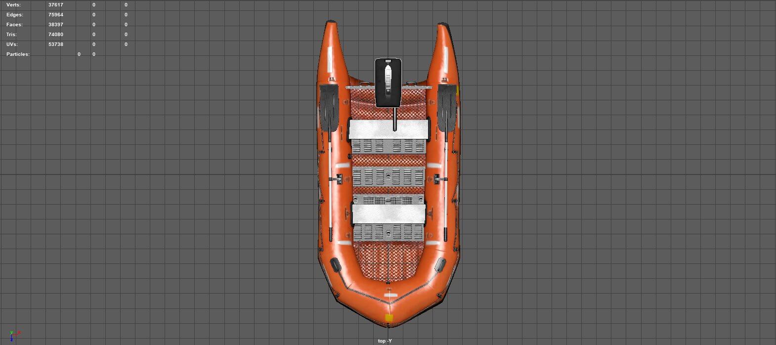 Rescue Boat - 3D Model by alenfsl