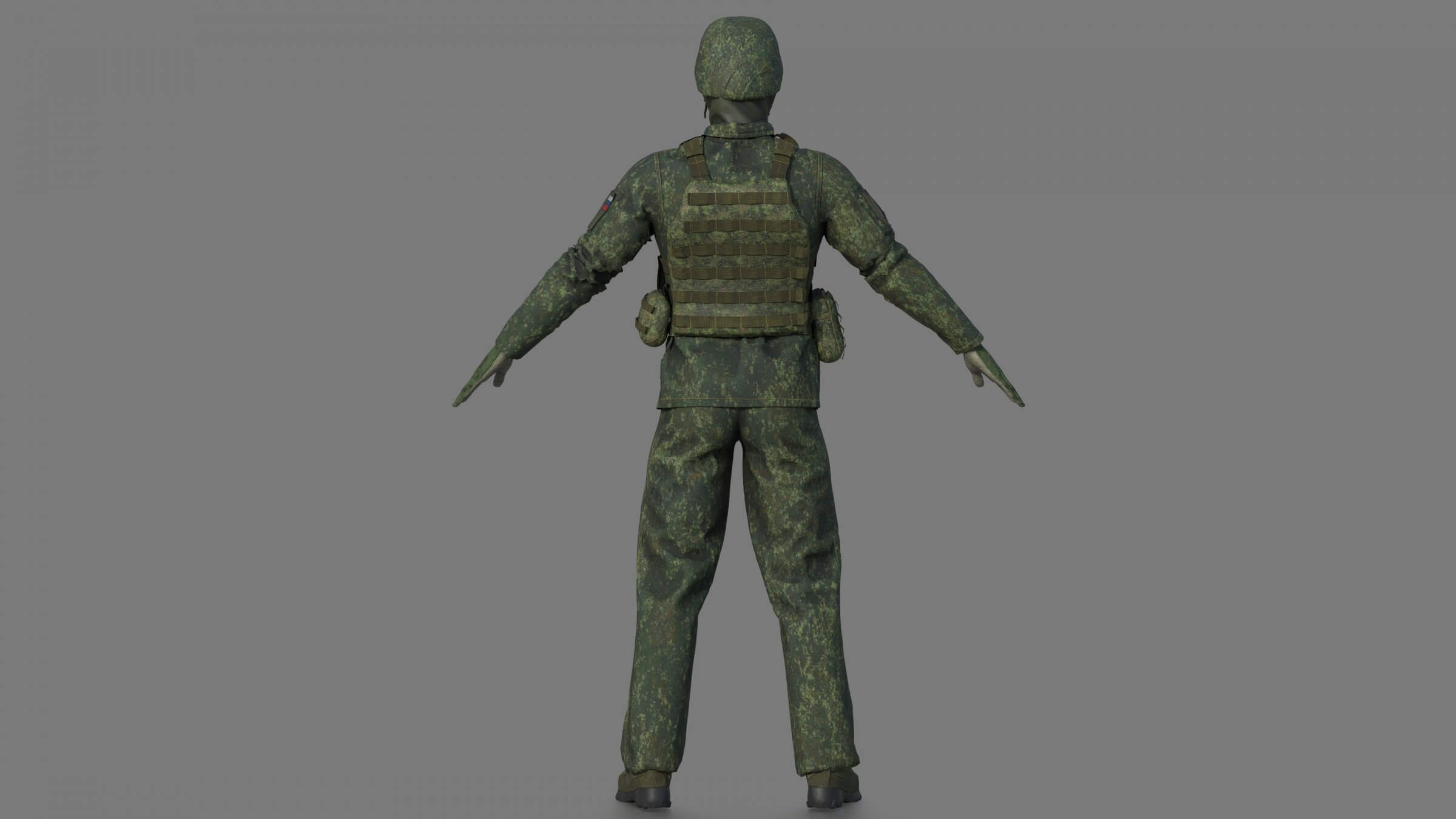 Russian Soldier - 3D Model by alenfsl