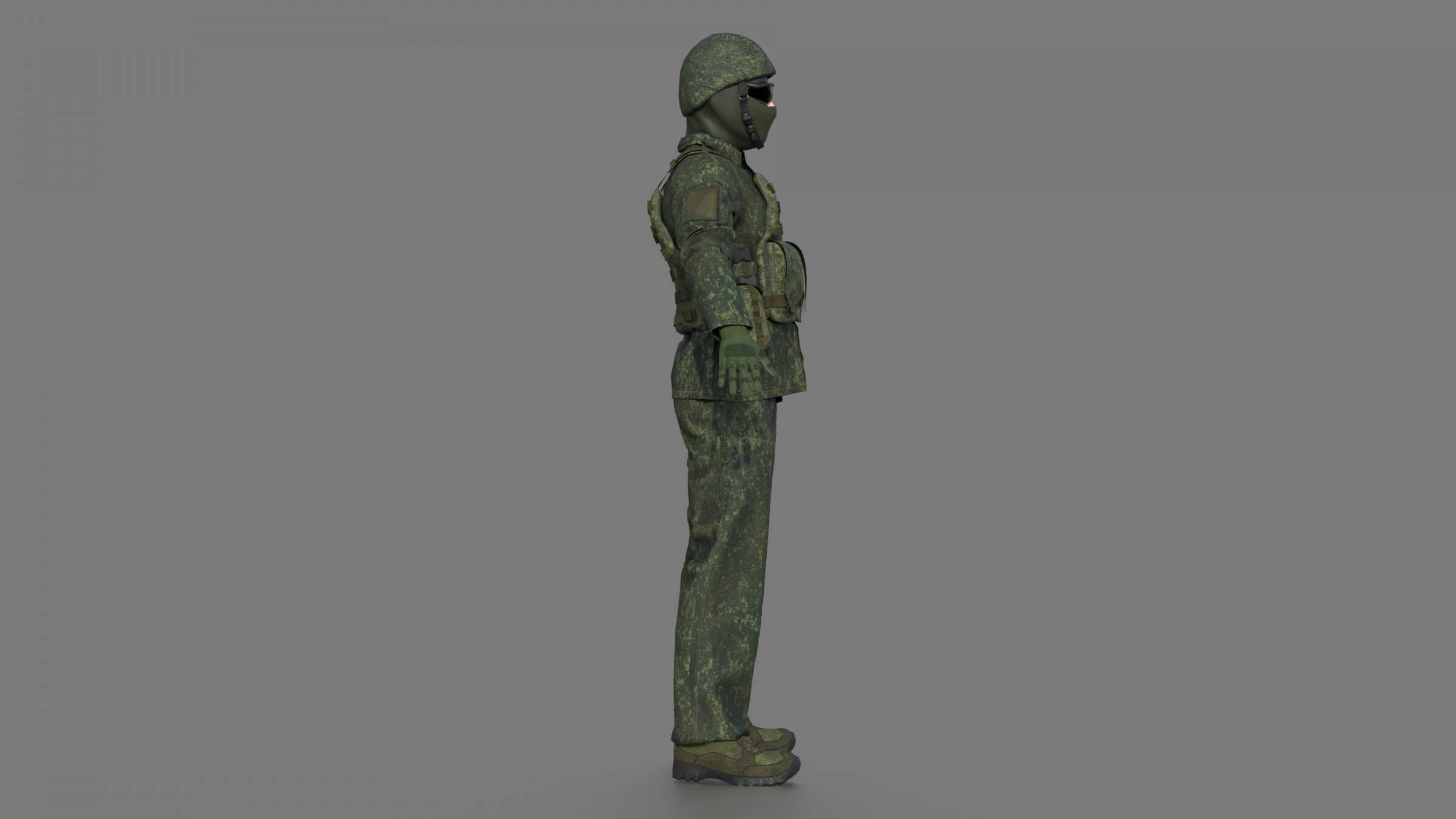Russian Soldier - 3D Model by alenfsl