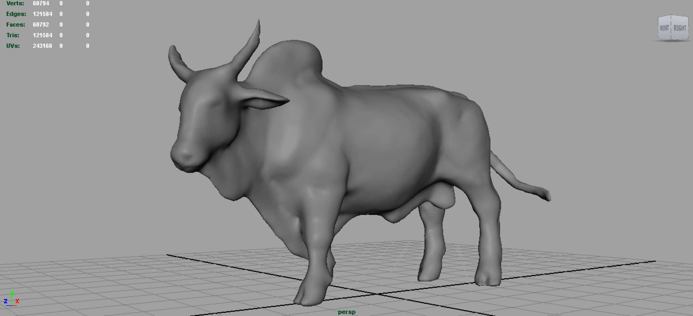 Sacred Cow - 3D Model by alenfsl