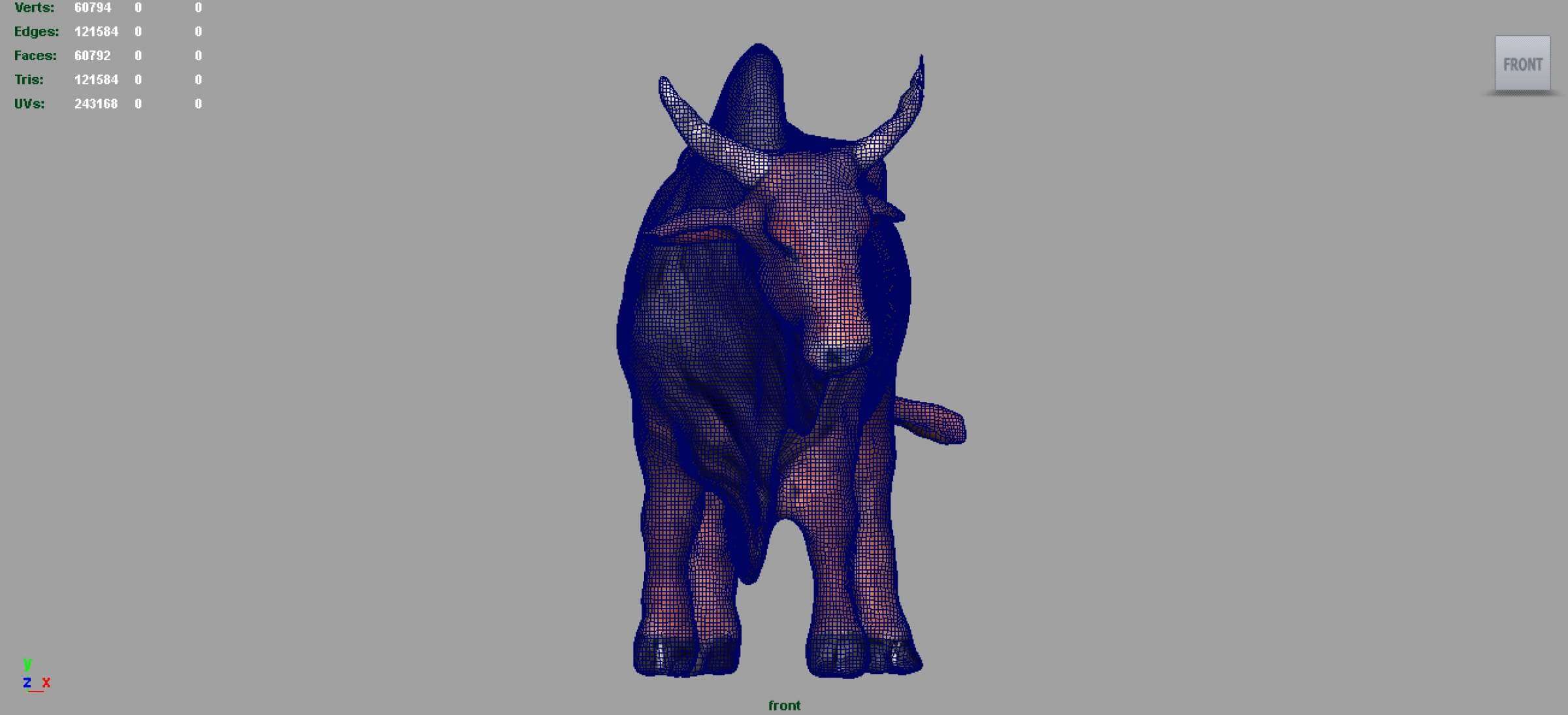 Sacred Cow - 3D Model by alenfsl