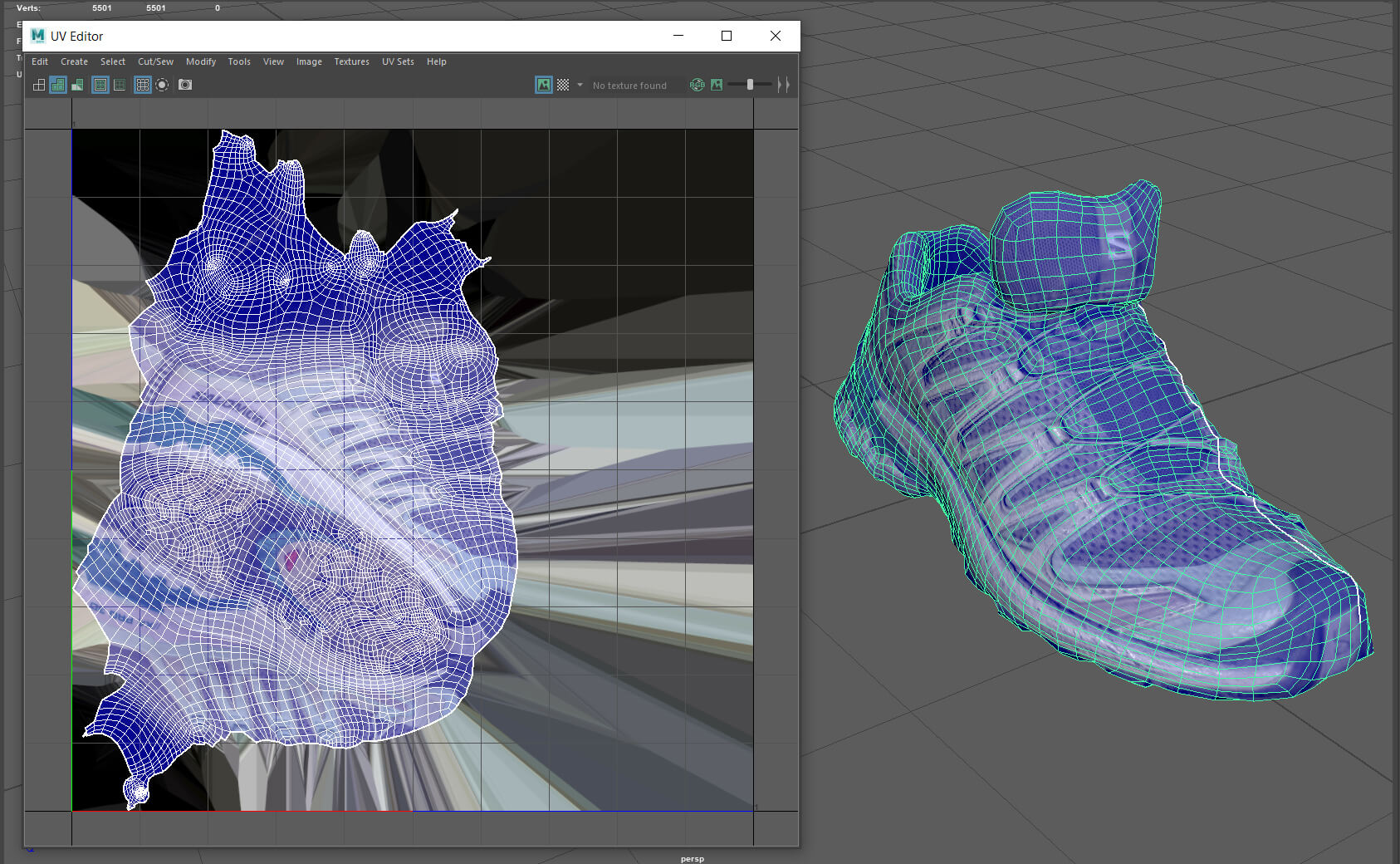 Salomon Female Sneakers - 3D Model by alenfsl