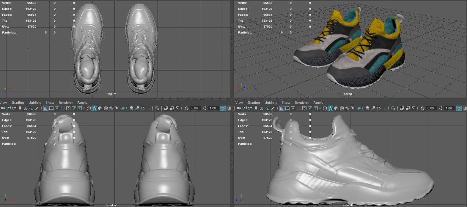 Sneakers - 3D Model by alenfsl