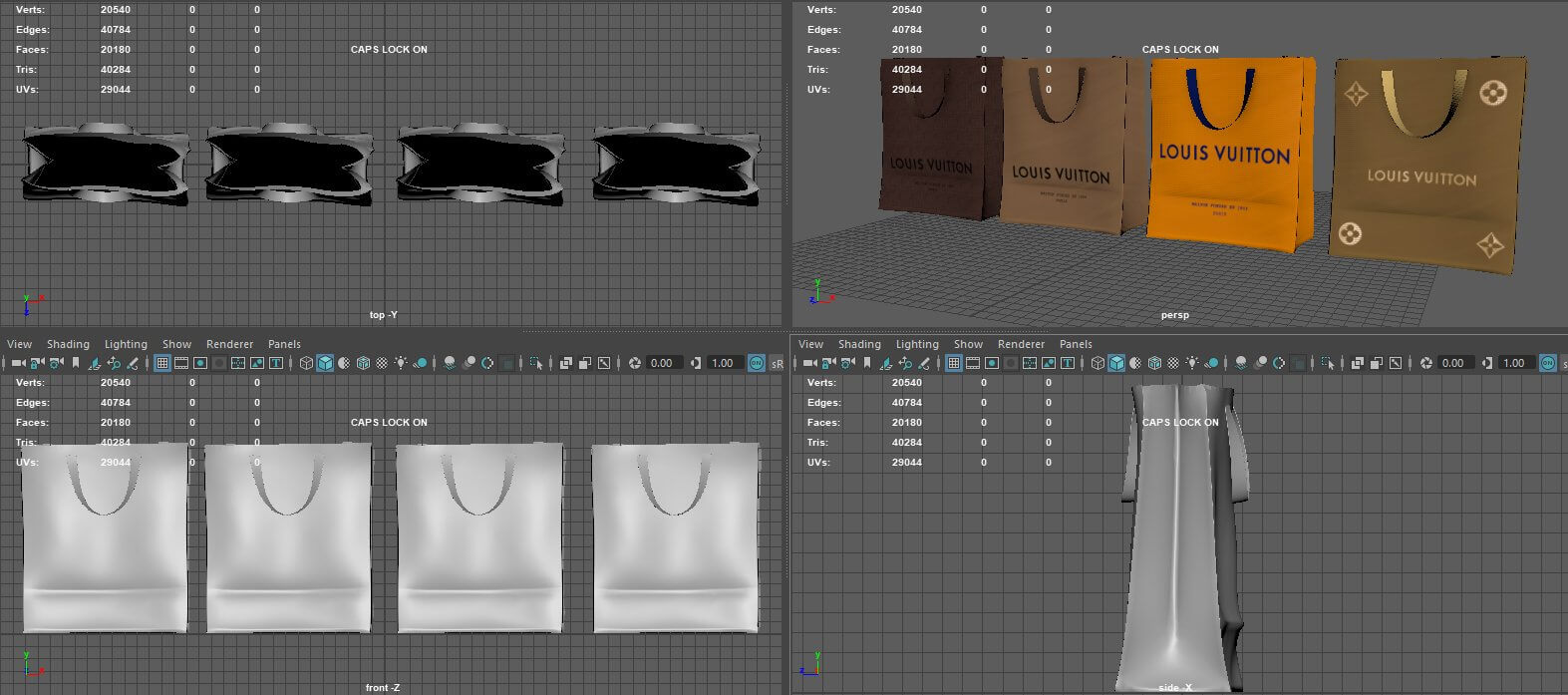 Shopping Bag - 3D Model by alenfsl