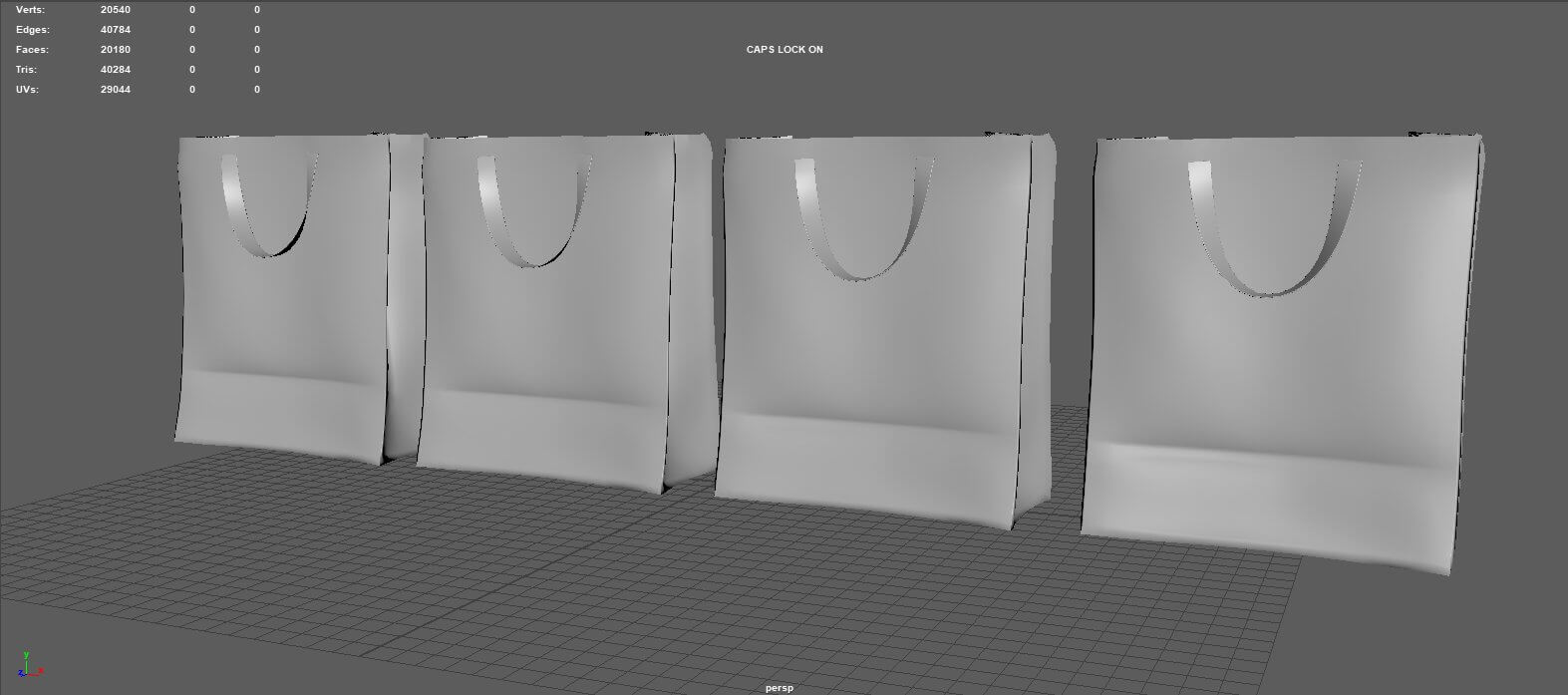 Shopping Bag - 3D Model by alenfsl