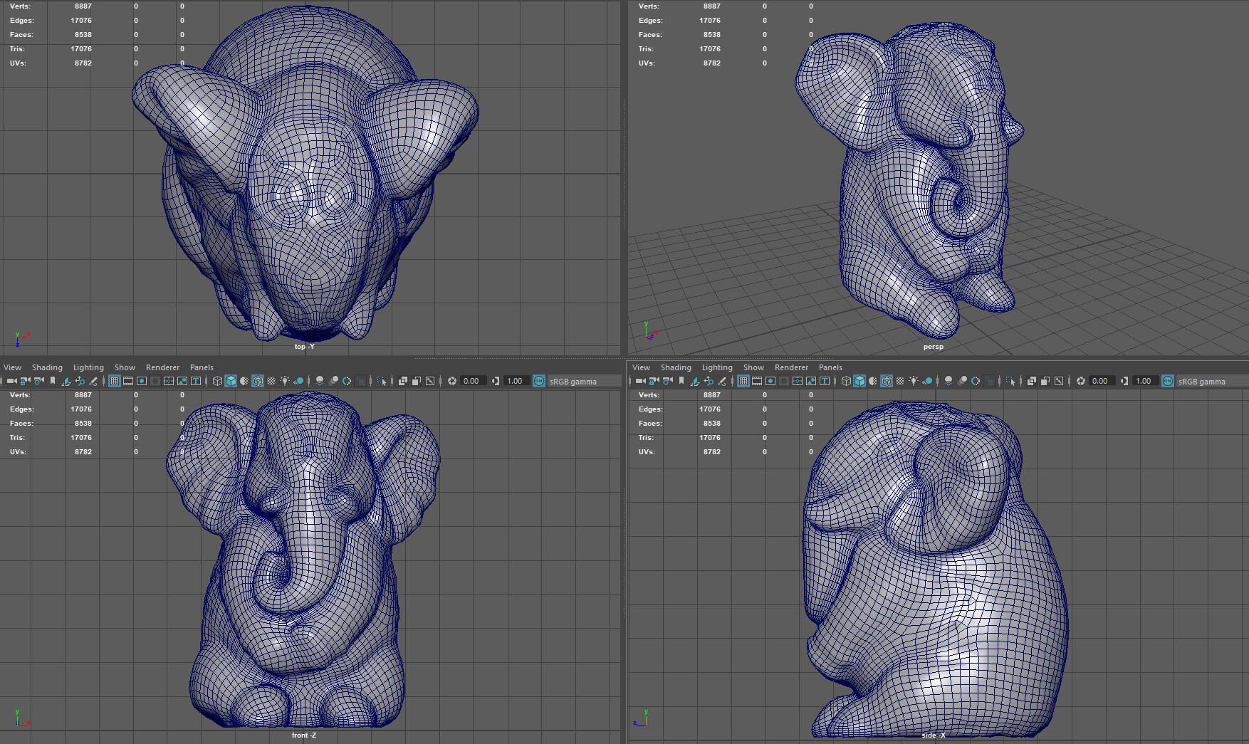 Sitting Elephant - 3D Model by alenfsl