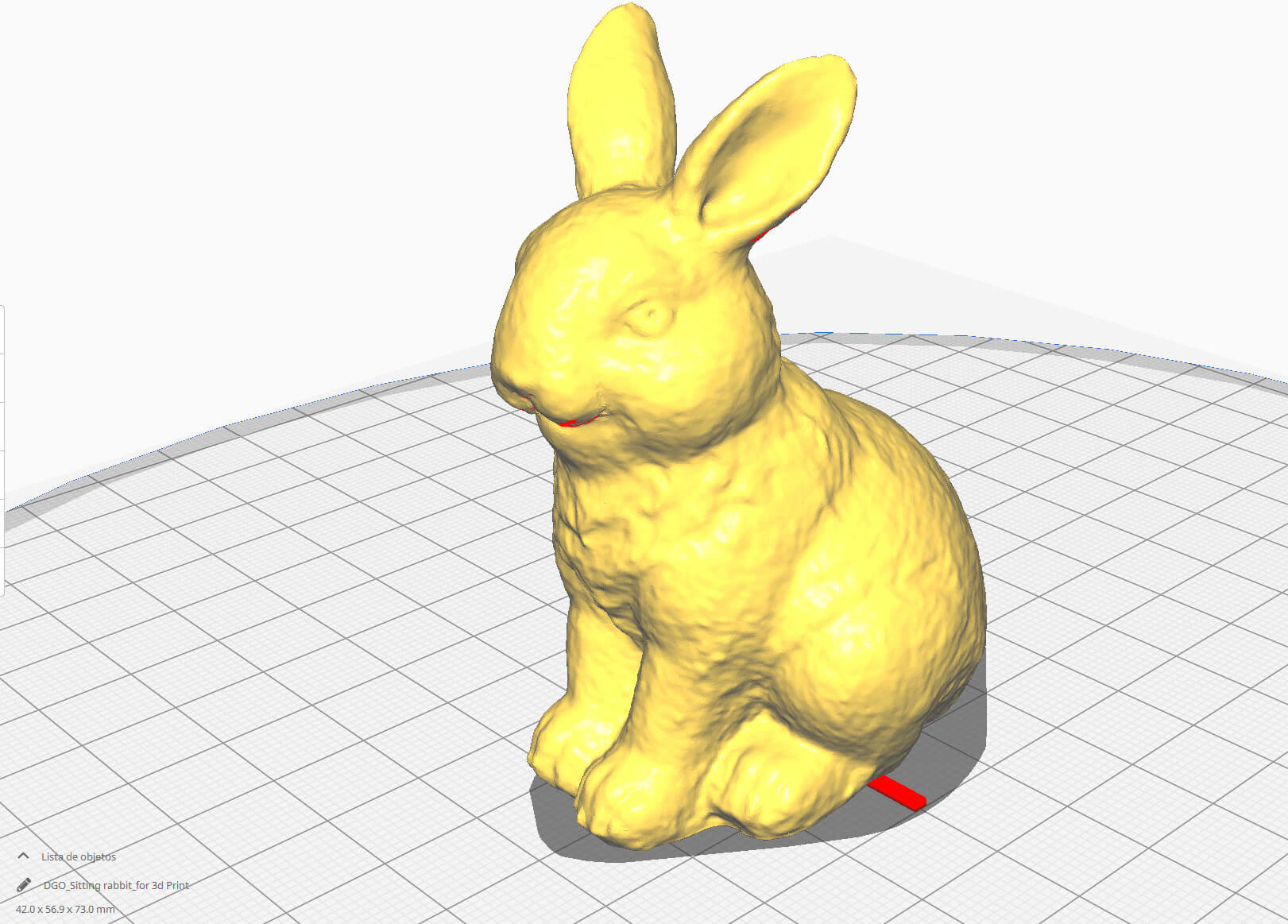 Sitting Rabbit - 3D Model by alenfsl