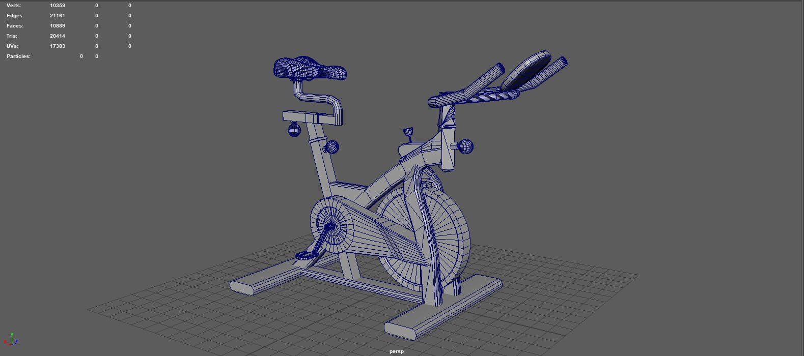 Spinning Bike - 3D Model by alenfsl