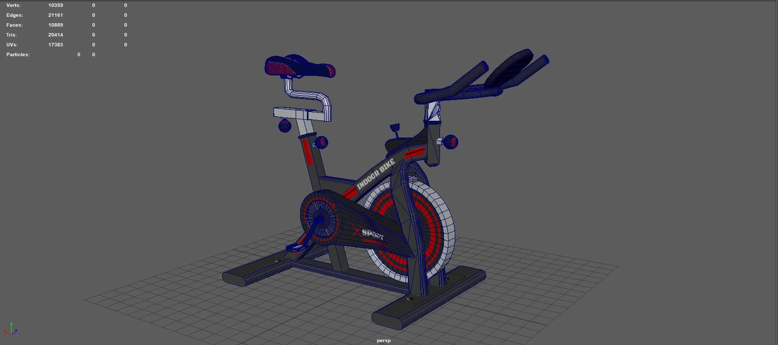 Spinning Bike - 3D Model by alenfsl
