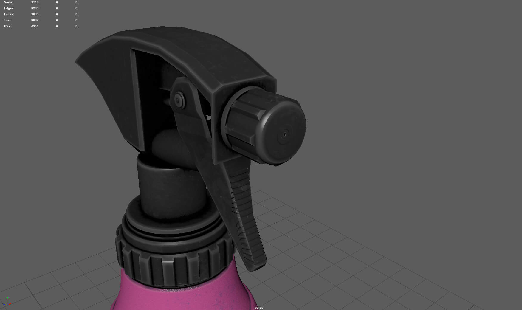 Spray Bottle - 3D Model by alenfsl