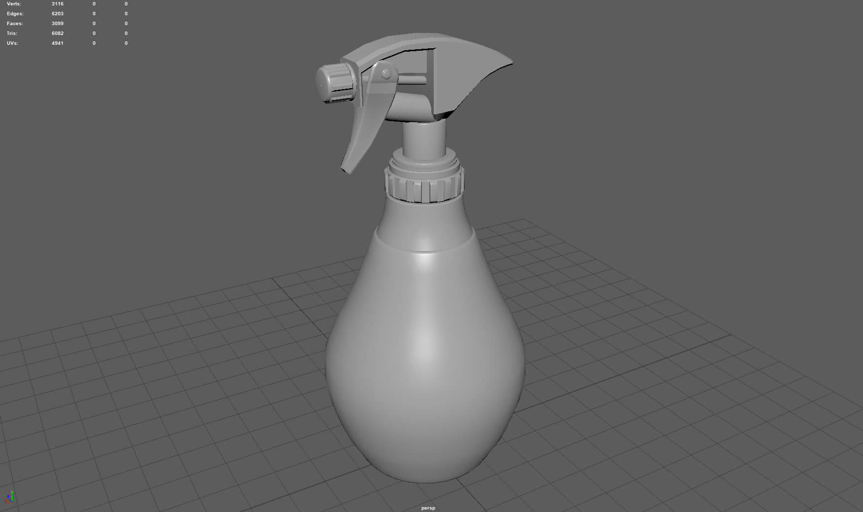 Spray Bottle - 3D Model by alenfsl