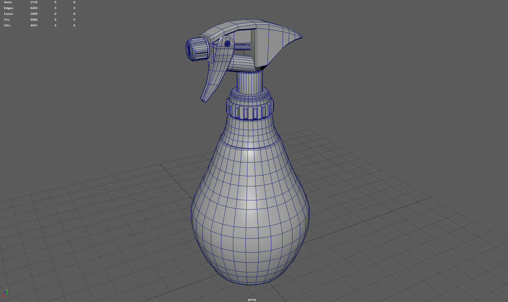 Spray Bottle - 3D Model by alenfsl