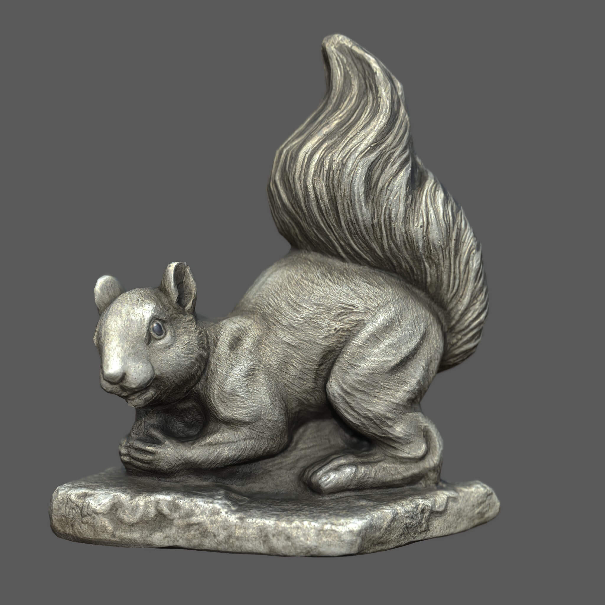Stone Squirrel - 3D Model by alenfsl