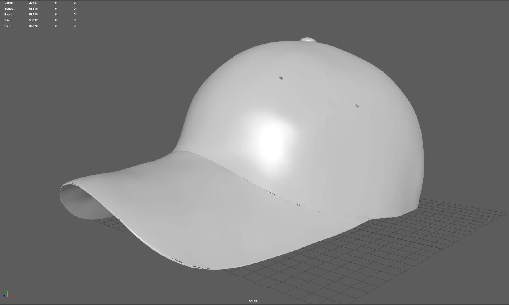 Tactical Cap - 3D Model by alenfsl