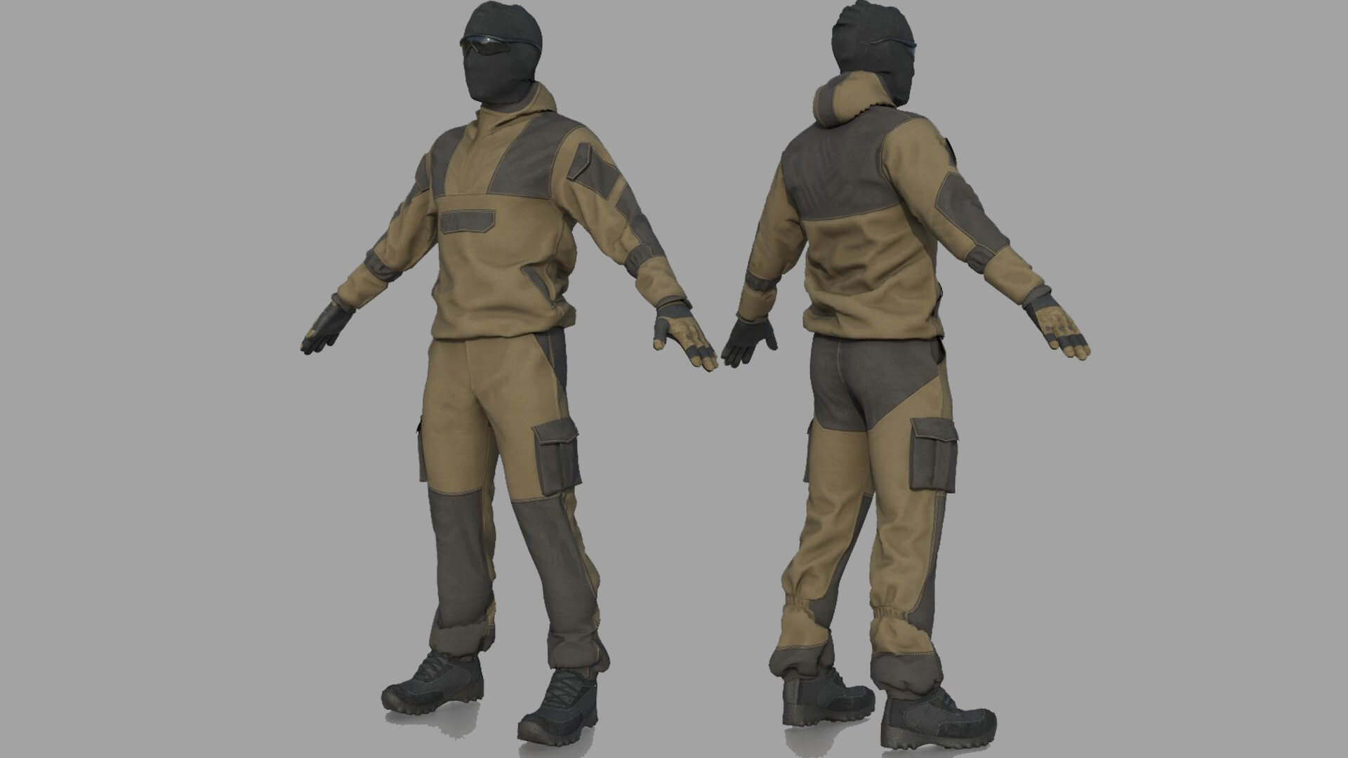 Tactical Uniform - 3D Model by alenfsl