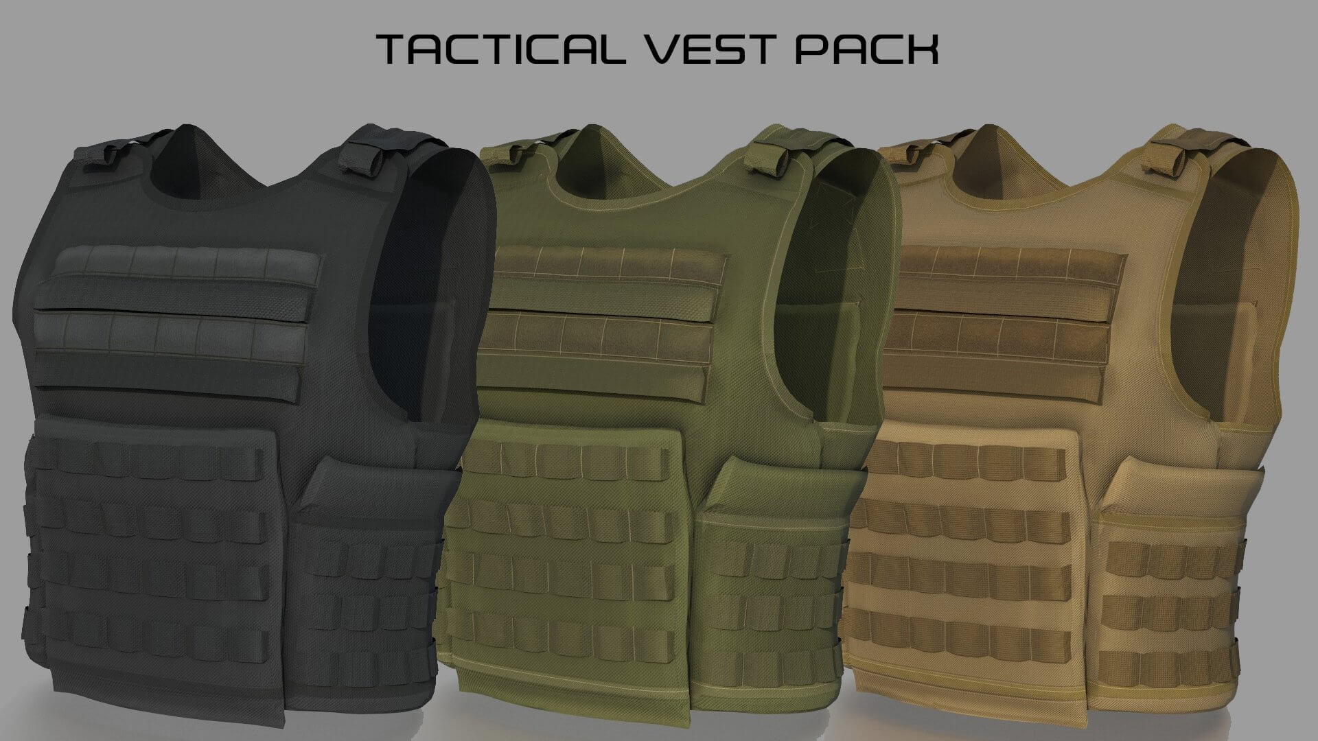 Tactical Vest - 3D Model by alenfsl