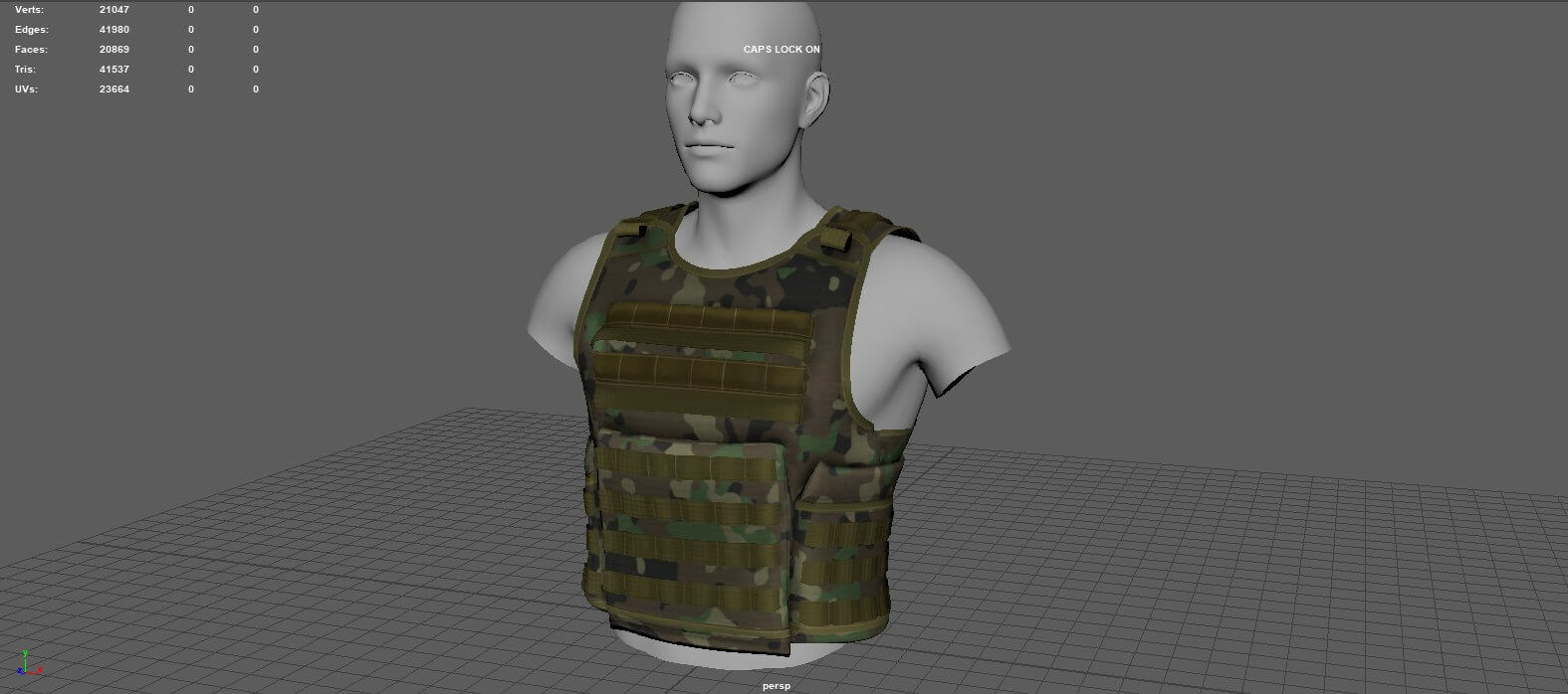 Tactical Vest - 3D Model by alenfsl