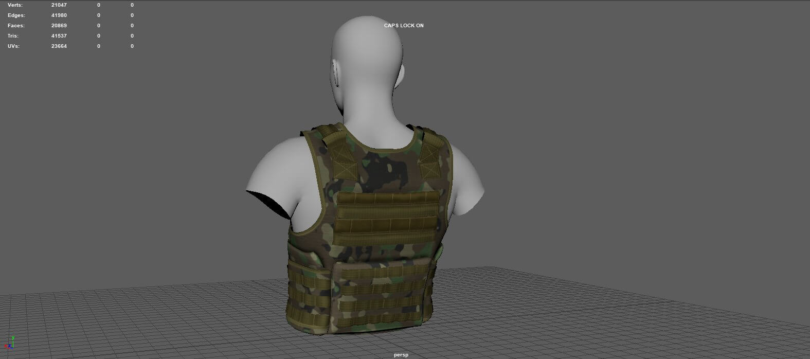 Tactical Vest - 3D Model by alenfsl
