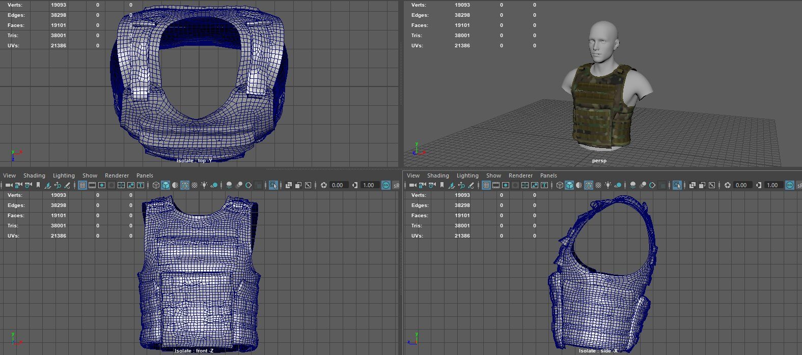 Tactical Vest - 3D Model by alenfsl