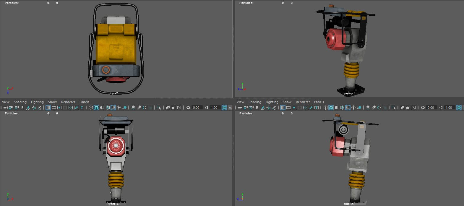 Tamping Rammer - 3D Model by alenfsl