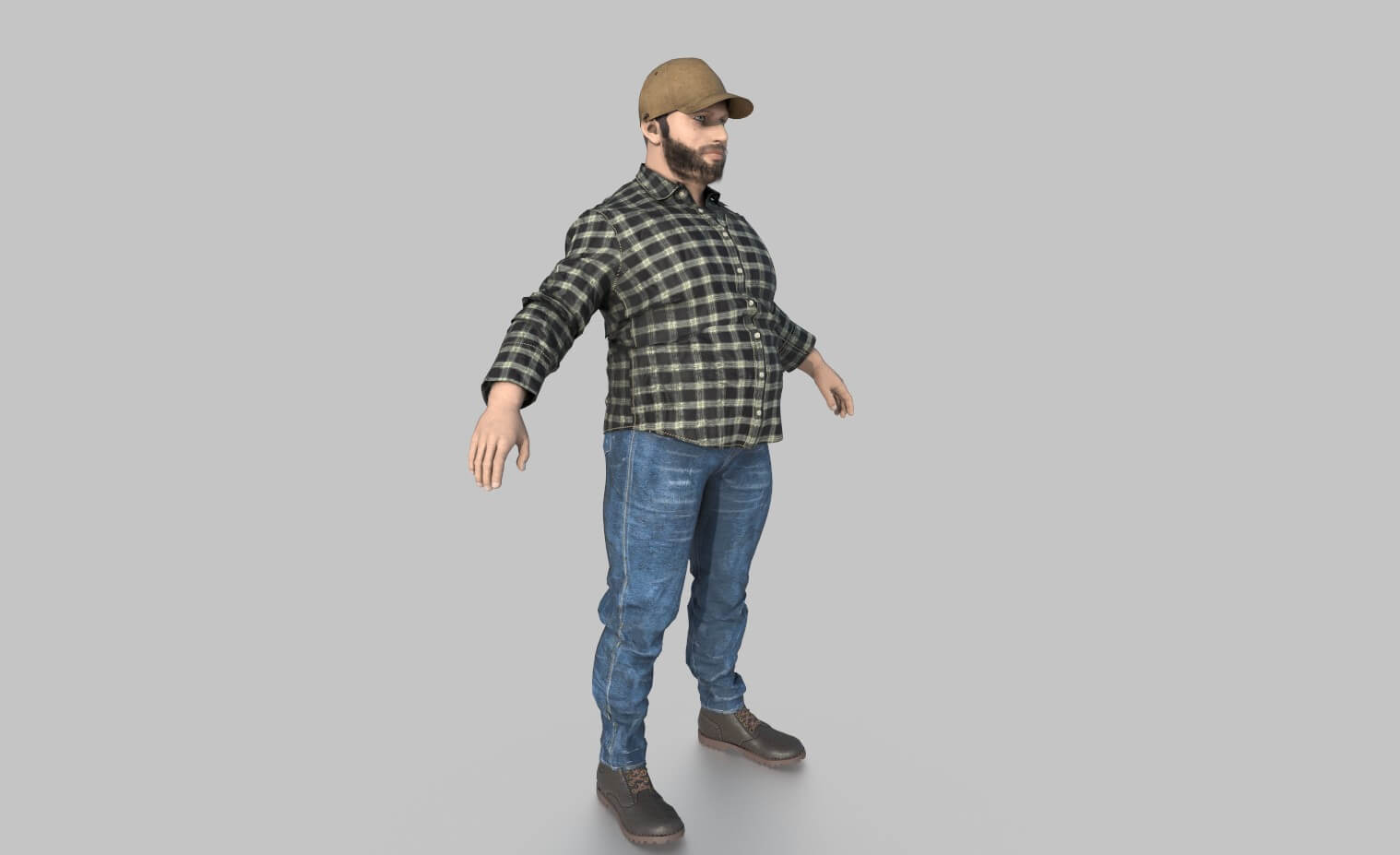 Truck Driver - 3D Model by alenfsl