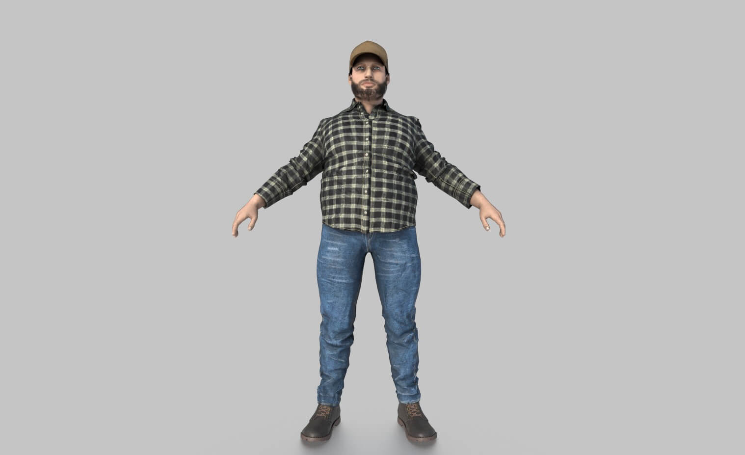 Truck Driver - 3D Model by alenfsl