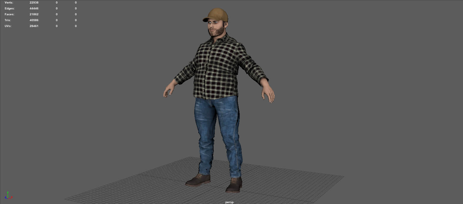 Truck Driver - 3D Model by alenfsl