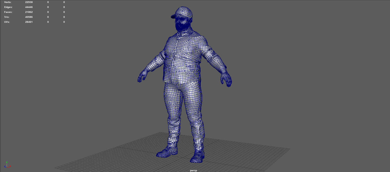 Truck Driver - 3D Model by alenfsl