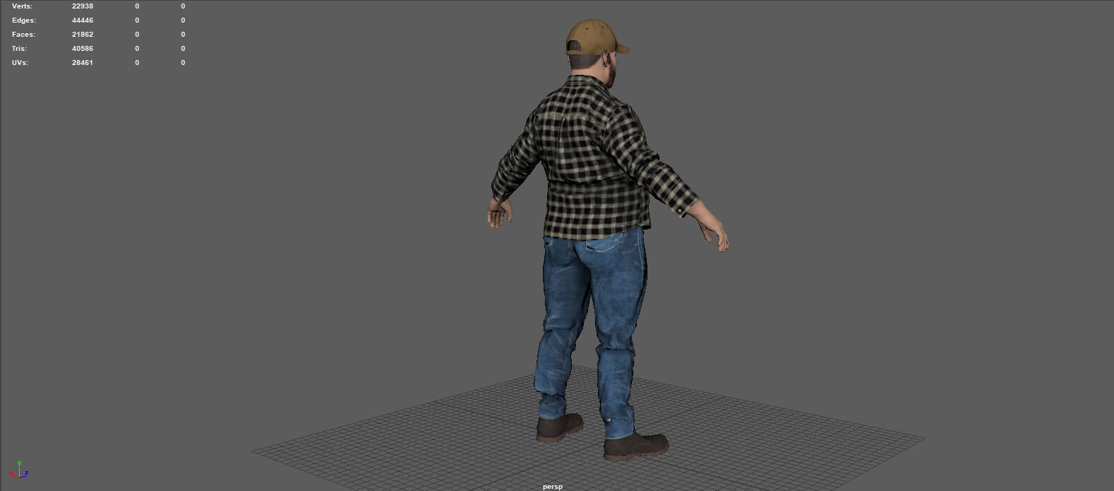 Truck Driver - 3D Model by alenfsl