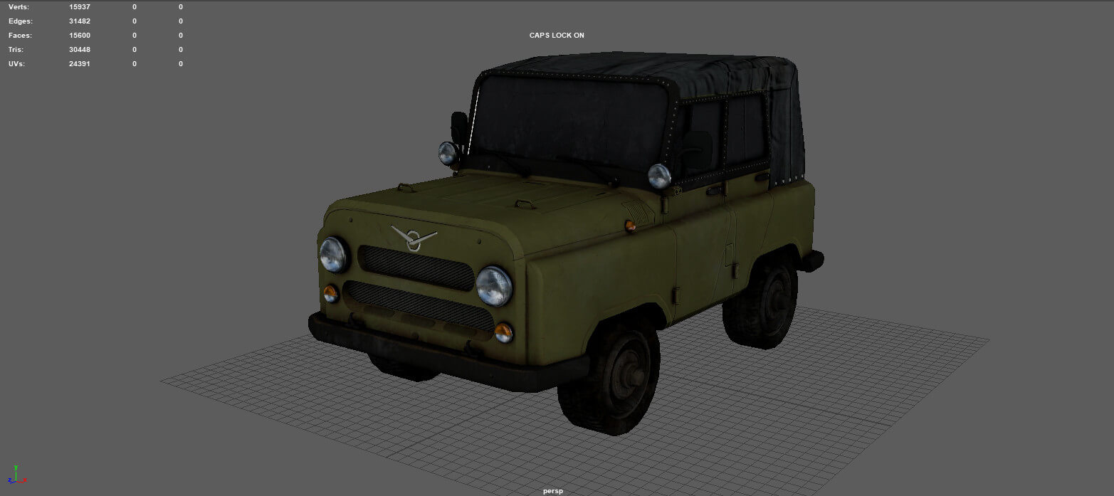 UAZ 469 - 3D Model by alenfsl