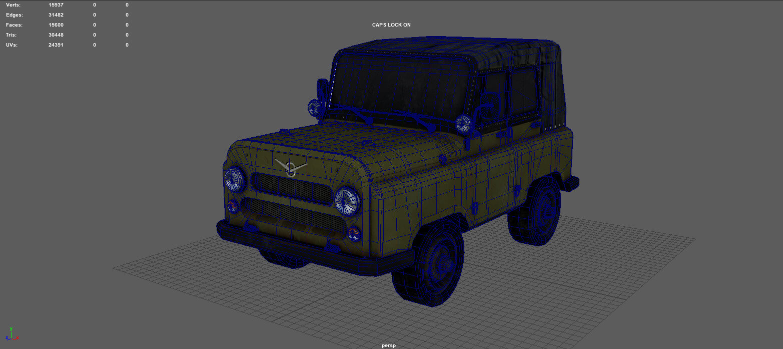 UAZ 469 - 3D Model by alenfsl