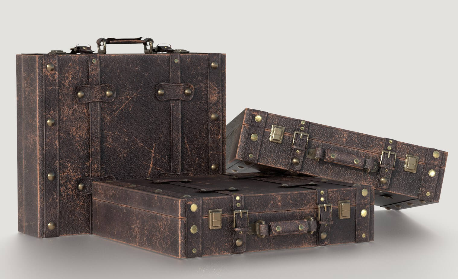 Suitcase Vintage - 3D Model by alenfsl