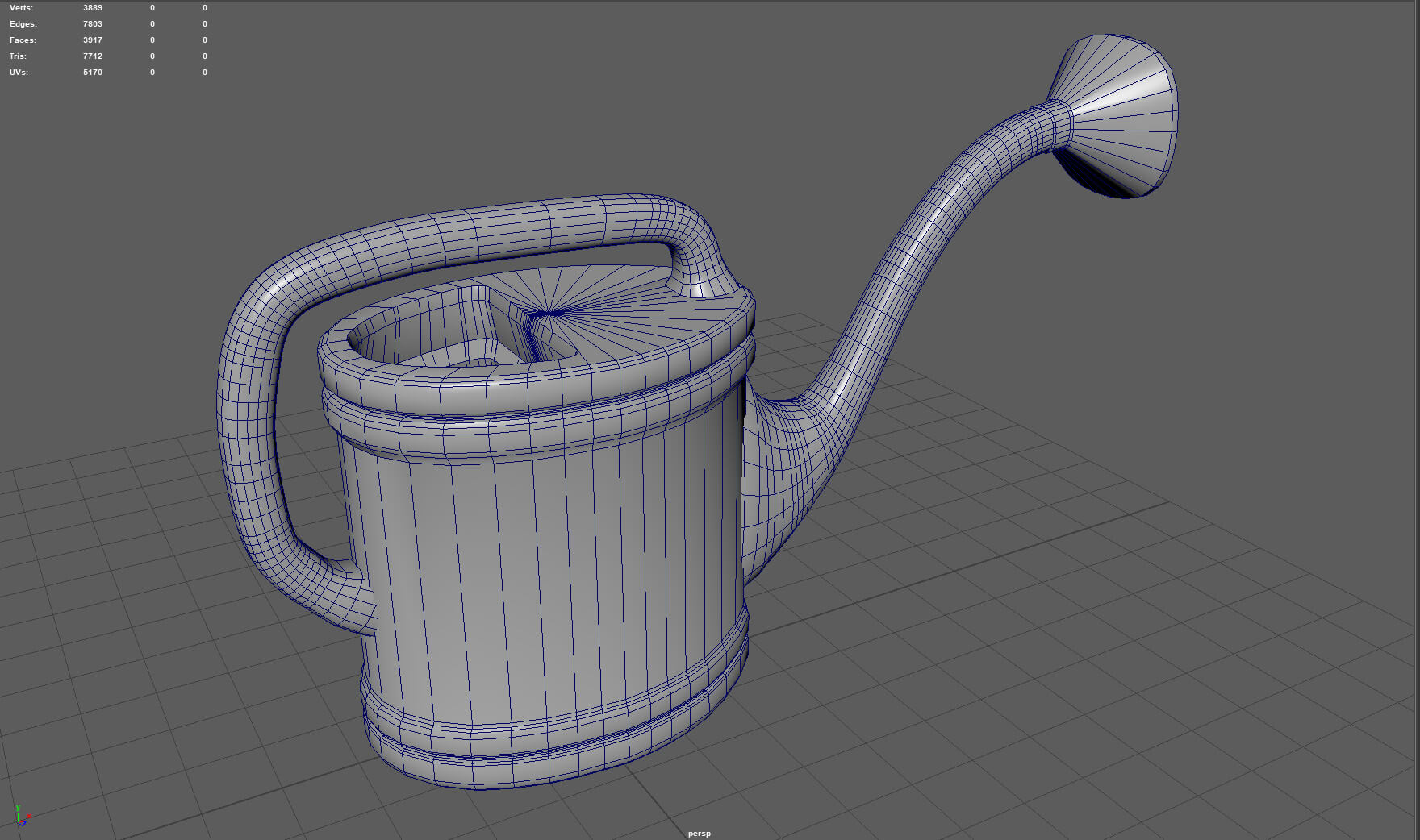 Watering Can - 3D Model by alenfsl